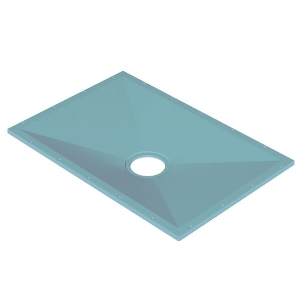 AKW Tuff Form Wet Room Shower Tray 1135 x 770 x 22mm - Buy Online