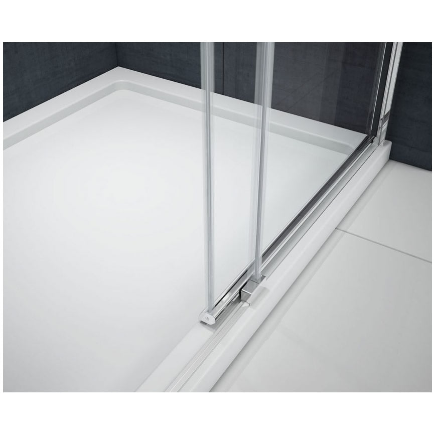 Merlyn MBOX Sliding Shower Door with Side Panel Shower Enclosure